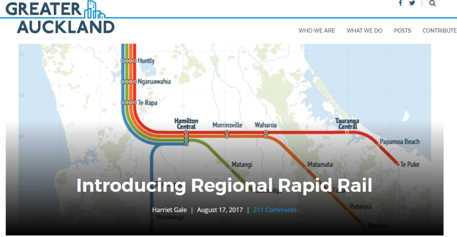 Greater Auckland Regional Rapid Rail proposal – Matangi Link